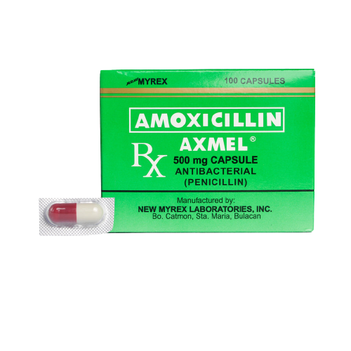 AXMEL Amoxicillin 500mg Capsule 1's price in the Philippines | MedsGo ...